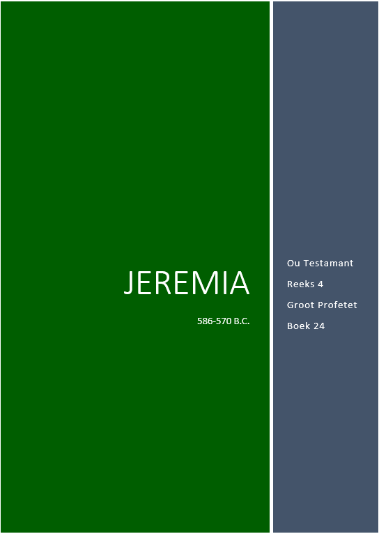 Boek 24 - Jeremia - ELJASIB MISSIONS
